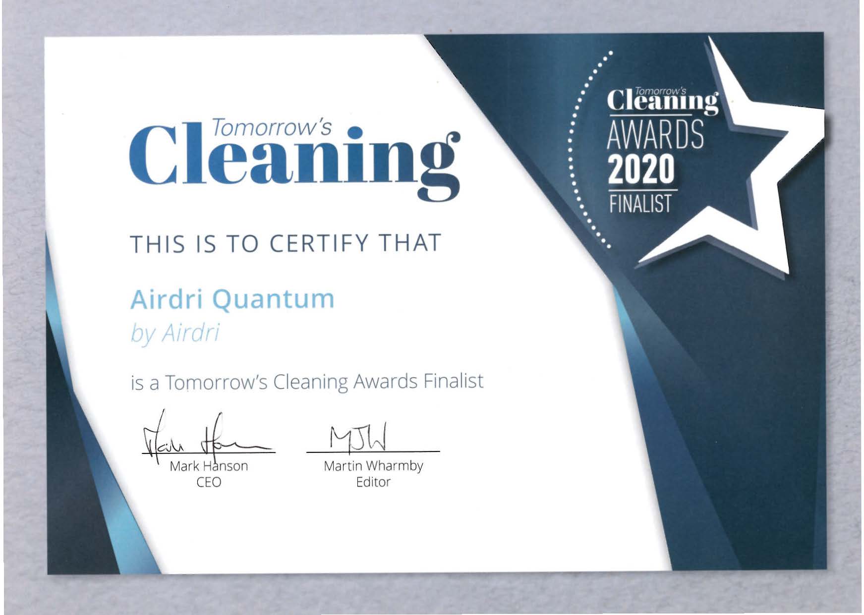 Awards and Accreditations - Airdri